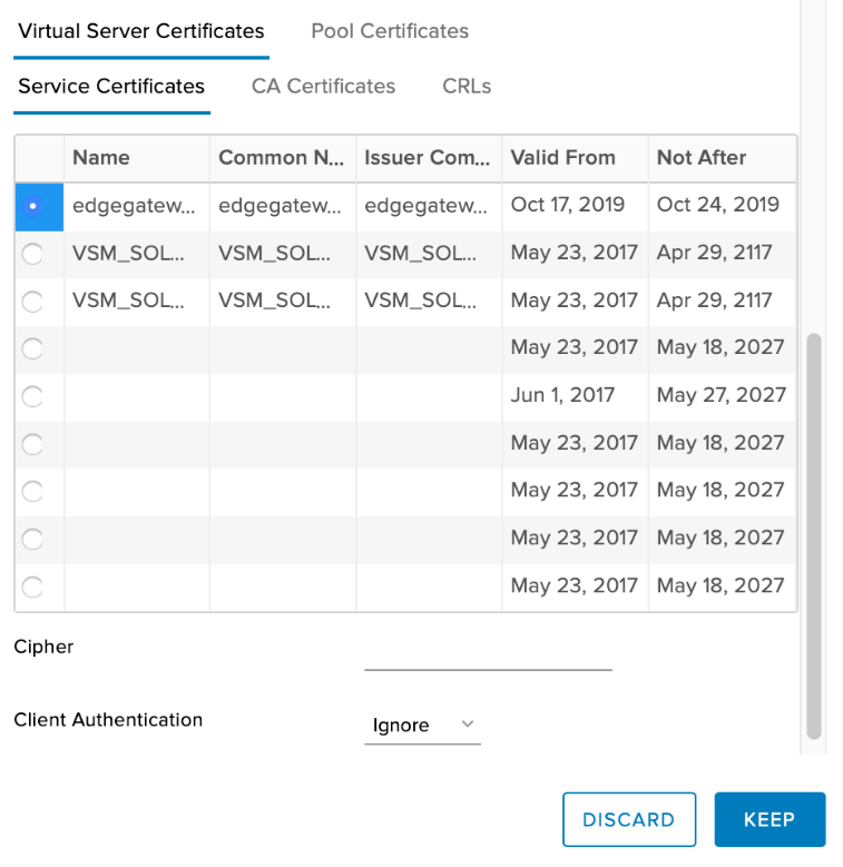 VPC - Using Certificates with Load Balancing