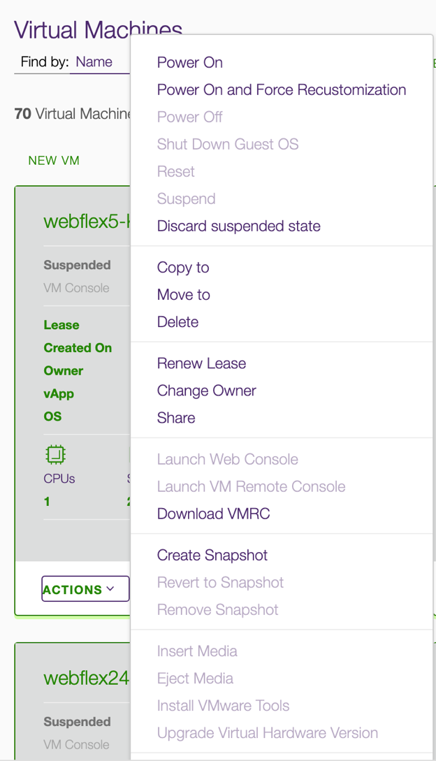 VPC - Using VM Snapshots VPC - Using VM Snapshots